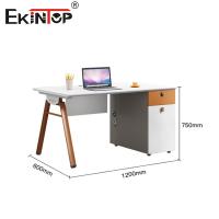 China Modern Style Design Office Desk With Storage Cabinet Workstation Customizable for sale