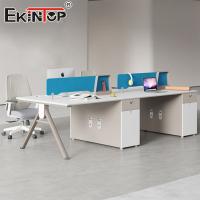 China Modular 4-Person Employee Workstation Office Furniture Factory for sale