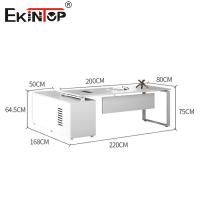 China Stylish Modern Design White Executive Office Desk Office Table for sale