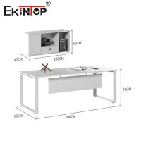 China Modern Style White Office Desk Employees Table Direct Manufacturer for sale