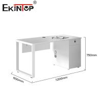 China Minimalist Modern Office Furniture Cheap Office Desk With Metal Legs for sale