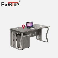 China Modern Style Office Reception Furniture Metal Frame Desk Customizable for sale