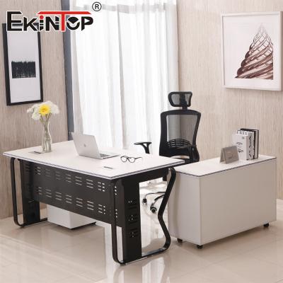 China Modern Style Home Office Desk Designer Desk With Cabinet for sale
