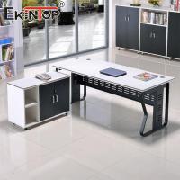 China Customized Wood Home Office Table Modern Designer Desk L Shaped Desk for sale