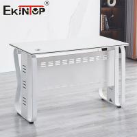 China Discounted White Executive Employee Desk Modern Style Solid Oak Desk for sale