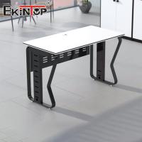 China Factory Price Executive Office Desk With Storage Cabinet Solid Wood Computer Desk for sale