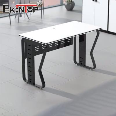 China Factory Price Executive Office Desk With Storage Cabinet Solid Wood Computer Desk for sale