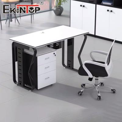 China Office Furniture Factory High-Quality Tables And Chairs Solid Wood Computer Desk for sale