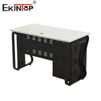 China Black Customizable Small Employee Desk Home Solid Wood Computer Desk for sale