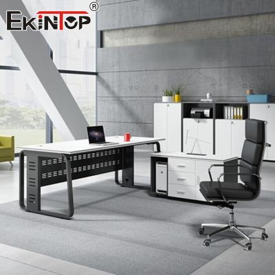 China Industrial-Style Manager Desk Custom Office Spaces Commercial Desk for sale