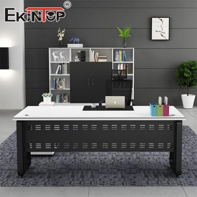 China Business Furniture Factory Price Sturdy Wood Material Office Desk Wood Corner Desk for sale