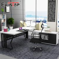 China Business Furniture Factory Price Sturdy Wood Material Office Desk Wood Corner Desk for sale