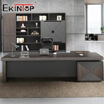 China High-Quality L-Shaped Office Desk CEO Table Business Style Unique Desk for sale