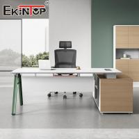 China Custom Wood Material Office Desk Direct from Factory Acacia Wood Desk for sale