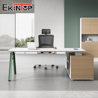 China Custom Wood Material Office Desk Direct from Factory Acacia Wood Desk for sale