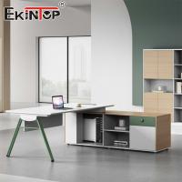 China Custom Wood Material Office Desk Direct from Factory Acacia Wood Desk for sale