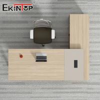 China Commercial Style Executive Desk Large Writing Desk in Walnut Wood for sale