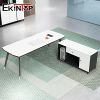 China L-Shaped Manager Desk Supplier Large Writing Desk for sale