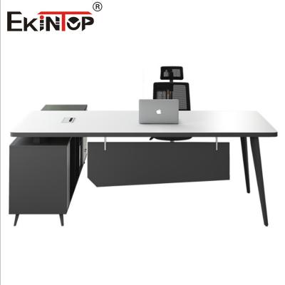 China Computer Table Office Desk Commercial Style Sample Large Writing Desk for sale