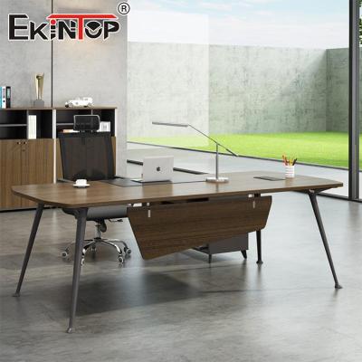 China Custom Business Style Executive Office Desks Wooden Table All Modern Desk for sale