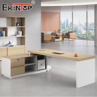 China Custom Modern Style Walnut Wooden Office Desk Table All Modern Desk for sale
