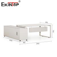 China Custom White Office Desk with Special Design Minimalist Style All Modern Desk for sale