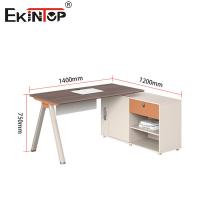 China Modern Style Employee Desk with Storage Cabinet Eco-Friendly for sale