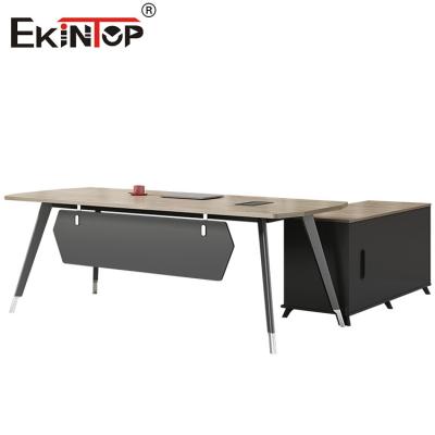 China Factory Direct Sale Modern Office Desk Furniture Executive Desk with Drawers for sale