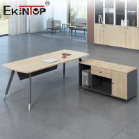 China Discounted Modern Style Office Desk Sample Executive Desk with Drawers for sale