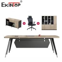 China Modern Office Space Custom Commercial Office Desk Executive Desk with Drawers for sale