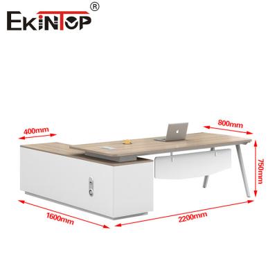 China Industrial Style Office Desk Custom Made Desk with Wooden Materials for sale