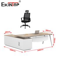 China Industrial Style Office Desk Custom Made Desk with Wooden Materials for sale
