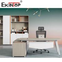 China New Design Style Office Desk with Metal Legs Custom Made Desk for sale
