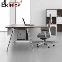 China Minimalist Design White Office Desk Office Space Set Custom Made for sale
