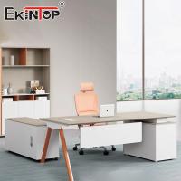 China Modern Office Table Ergonomic Executive Office Desk Wood Modular Desk Furniture for sale