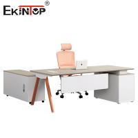 China Minimalist Style White Office Desk Storage Cabinet Modular Desk Furniture for sale