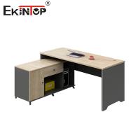 China Employee Table Office Desk Natural Wood Style Modular Desk Furniture for sale