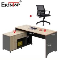 China Employee Table Office Desk Natural Wood Style Modular Desk Furniture for sale