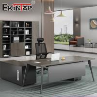 China High Quality Luxury Boss L-Shape MDF Table Office Desk Modular Desk Furniture for sale