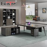 China High Quality Luxury Boss L-Shape MDF Table Office Desk Modular Desk Furniture for sale