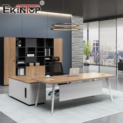 China Modern L Shape Office Computer Desk Modular Desk Furniture Manager Executive Table for sale