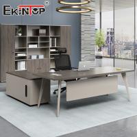 China Modern L Shape Office Computer Desk Modular Desk Furniture Manager Executive Table for sale