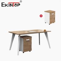 China Modern Style Office Desk Design With Metal Legs Small Desk Table for sale
