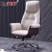 China High Back PU Executive Ergonomic Sleeping Leather Chair Commercial Office Chairs for sale