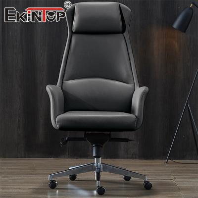 China Modern Executive Office Leather Chair Ergonomic Commercial Office Chairs for sale