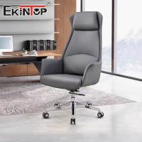 China Leather Executive Chair Furniture Modern Style Wheels Commercial Office Chairs for sale