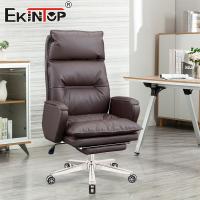 China Custom Office Space Boss Leather Chair Classic Style Home Office Desk Chair for sale