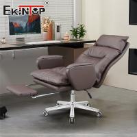 China Custom Office Space Boss Leather Chair Classic Style Home Office Desk Chair for sale