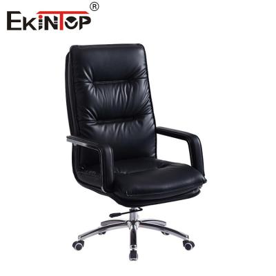 China High Back Executive Ergonomic PU Padded Sleeping Leather Chair BreakRoom Chairs for sale