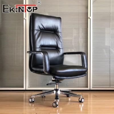 China Classic Style Comfort Leather Office Chair Ergonomics Business Chair Quality Office Chairs for sale